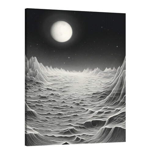 Интерьерная картина 50х70 "Лунная мозаика"
