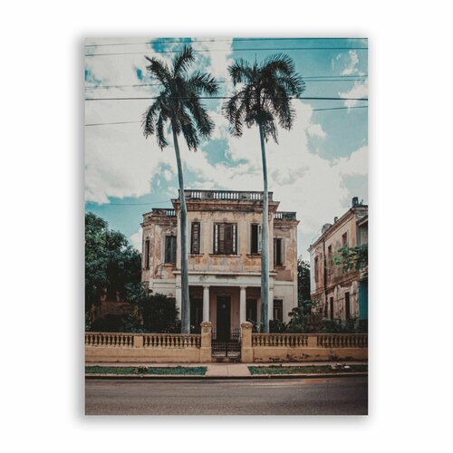 Постер, плакат на бумаге / Куба / Размер 30 x 40 см