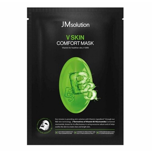 JMSolution витаминная маска для лица V SKIN COMFORT MASK(Vitamin B3), 10х30 мл