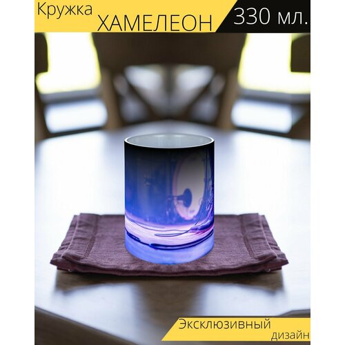 Кружка хамелеон с принтом "Выполнять, группа, художник" 330 мл.