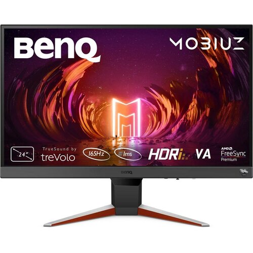 BENQ 23,8" EX240N MOBIUZ 1920x1080 165Гц VA LED backlight 16:9 250cd/m2 4ms(GtG) 72% NTSC 3000:1 178/178 HDMI2.0 DP1.4 Speaker Tilt Dark Grey