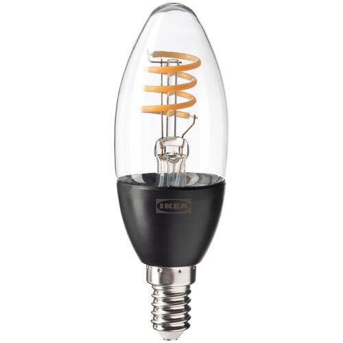 Лампа светодиодная ИКЕА ТРОДФРИ, E14, 2.7 Вт, 2200 К