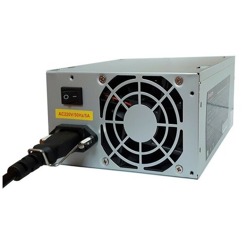 EXEGATE Блоки питания EX219457RUS-S Блок питания CP500, ATX, SC, 8cm fan, 24p+4p, 3 SATA, 2 IDE, FDD + кабель 220V с защитой от выдергивания