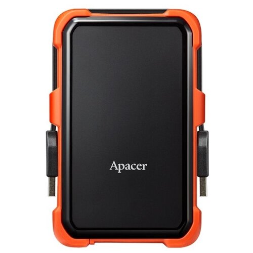 1 ТБ Внешний HDD Apacer AC630, USB 2.0, черный/оранжевый