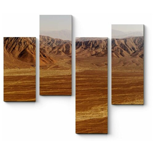 Модульная картина Горы в пустыне 124x116