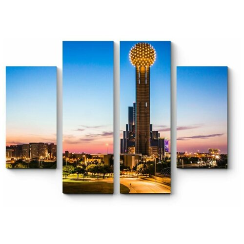 Модульная картина Реюньон Башня в Далласе140x105