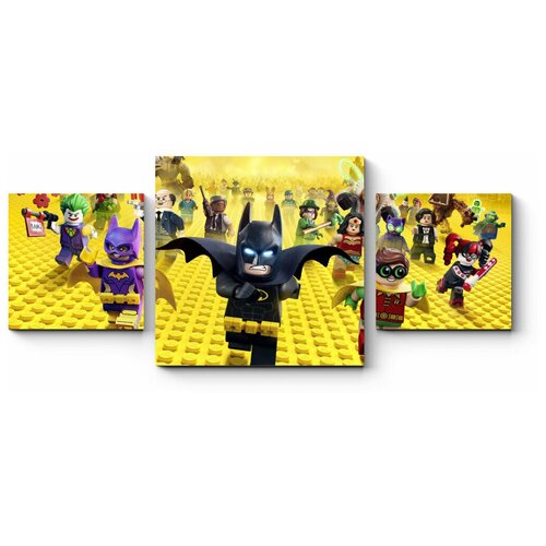Модульная картина Лего - мир 130x56