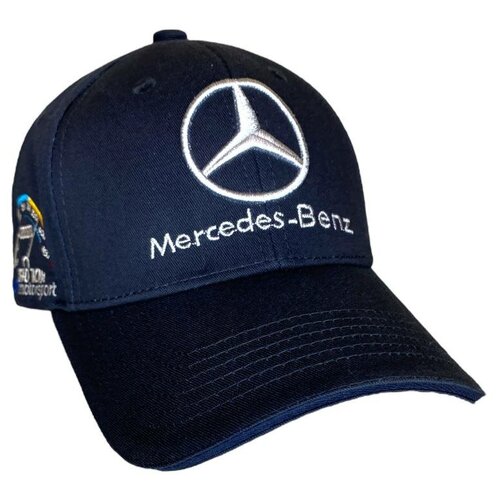 Бейсболка Mercedes-Benz Бейсболка Мерседес Кепка Mersedes, размер 55-58, синий