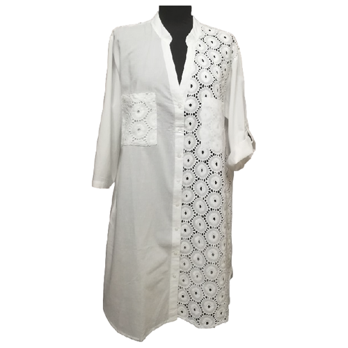 Платье  Gang , размер 54-56(XXXL), белый
