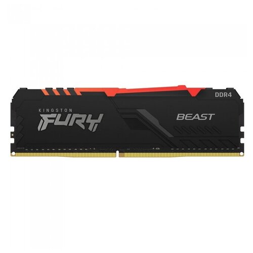 Оперативная память 8 Gb 3600 MHz Kingston FURY BEAST RGB Black (KF436C17BBA/8)