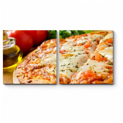 Модульная картина Пицца 150x75