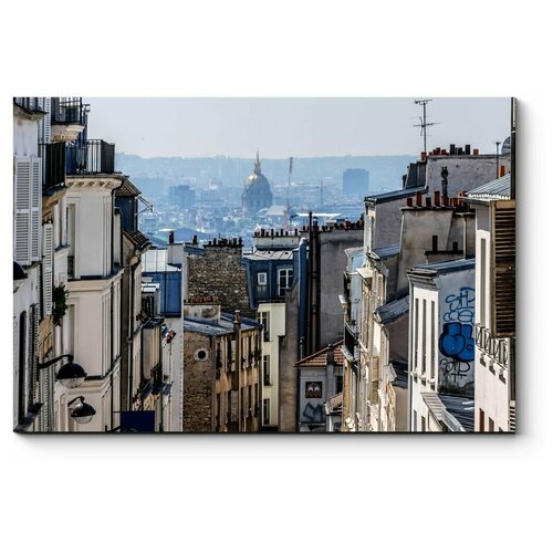 Модульная картина Прекрасная панорама Парижа 30x20