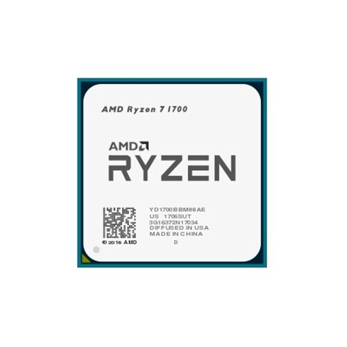 Процессор AMD Ryzen 7 1700 AM4,  8 x 3000 МГц, OEM