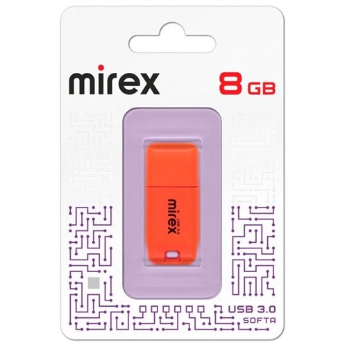 USB Flash Drive 8Gb - Mirex Softa Orange 8