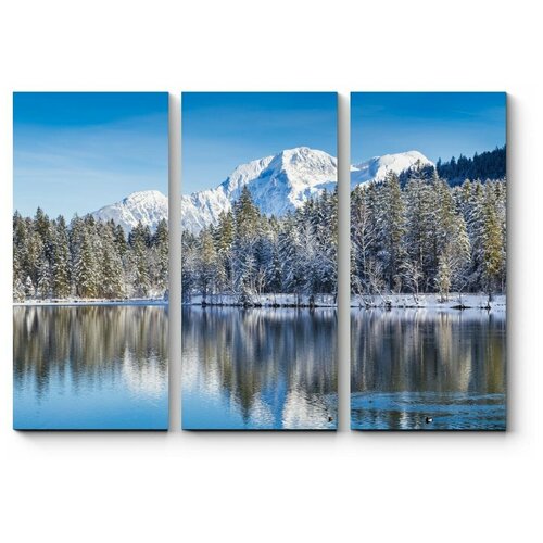 Модульная картина Красота горного озера 60x43