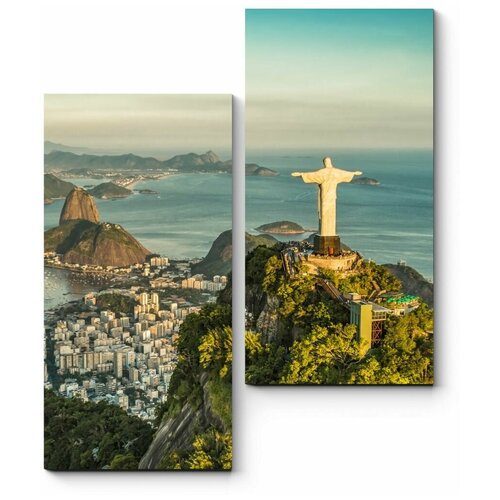 Модульная картина Панорама Рио-де-Жанейро100x125