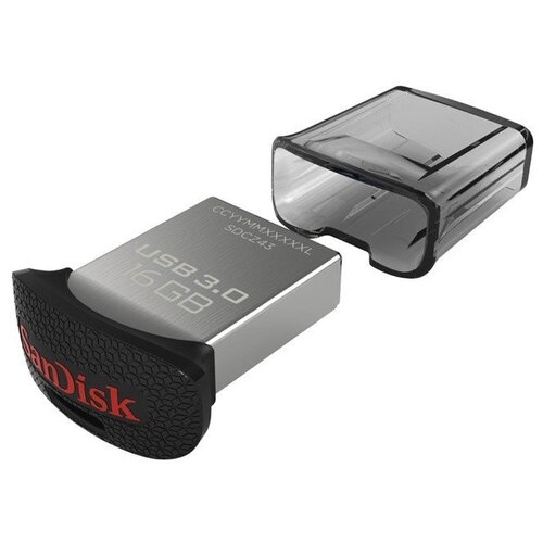 Флешка SanDisk Ultra Fit USB 3.0 16 ГБ, 1 шт., серебристый