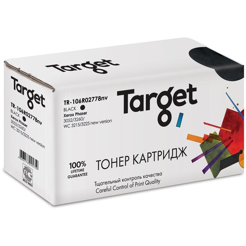 Тонер-картридж Target 106R02778nv, черный, для лазерного принтера, совместимый