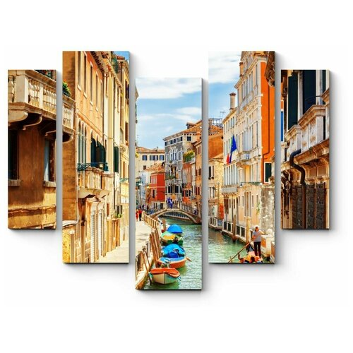 Модульная картина Вид на канал Рио-Марин, Венеция131x106