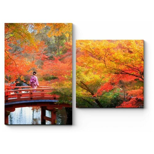 Модульная картина Сны о Японии, Киото 40x30