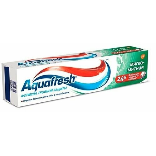 Aquafresh Зубная паста Тотал Кэа 3, Мягко-мятная, 50 мл