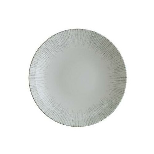 Набор тарелок диаметр 230 мм глубокая 1000 мл Ирис Серый