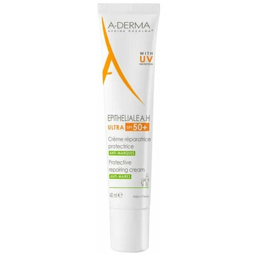 A-Derma EPITHELIALE A.H Ultra Защитный восстанавливающий крем SPF 50+, 40 мл