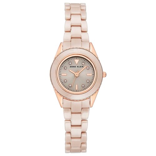 Наручные часы ANNE KLEIN Ceramics 3164 TNRG, розовый, коричневый