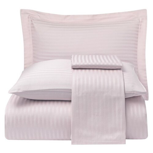 Комплект постельного белья Tivolyo home JAQUARD розовый (1,5 сп)