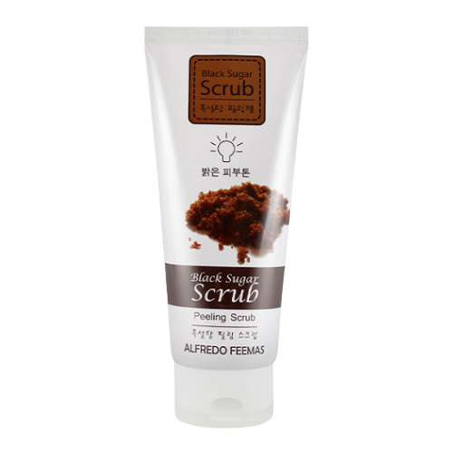Lunaris пилинг-скраб для лица Alfredo Feemas Black Sugar Peeling Scrub, 180 мл
