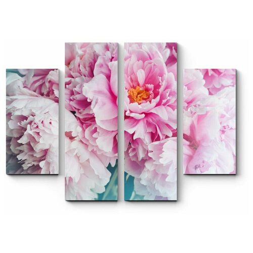Модульная картина Нежно-розовые пионы 190x143