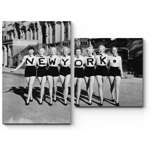 Модульная картина Патриотки Нью-Йорка60x45