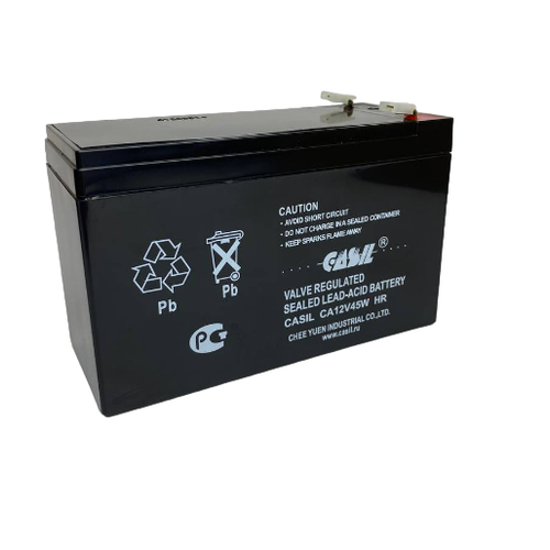 Свинцово-кислотный аккумулятор CASIL CA 12V45W HR F2 (12 В, 9.0 Ач)