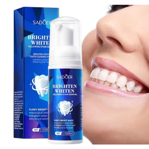 Мусс для отбеливания зубов от кариеса/BRIGHT WHITE YELLOWING STAIN REMOVAL