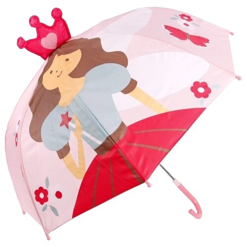 Зонт-трость Mary Poppins, розовый, мультиколор