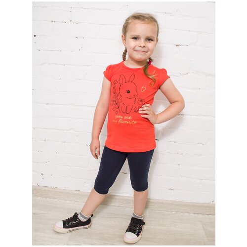 Комплект одежды РиД - Родители и Дети, размер 134-140, оранжевый