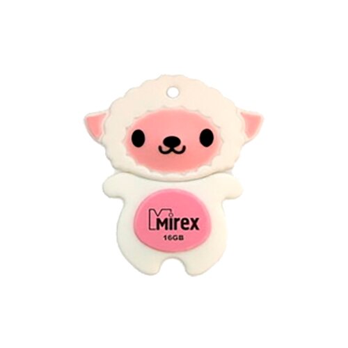 Флешка Mirex SHEEP 16 ГБ, 1 шт., розовый