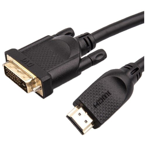 Кабель HDMI AM/DVI(24+1)M, 1.8м, CU, 1080P@60Hz, 2F, VCOM (CG484GD-1.8M)