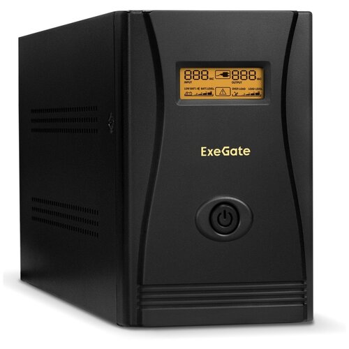 Интерактивный ИБП ExeGate SpecialPro Smart LLB-3000 LCD EP287660RUS черный