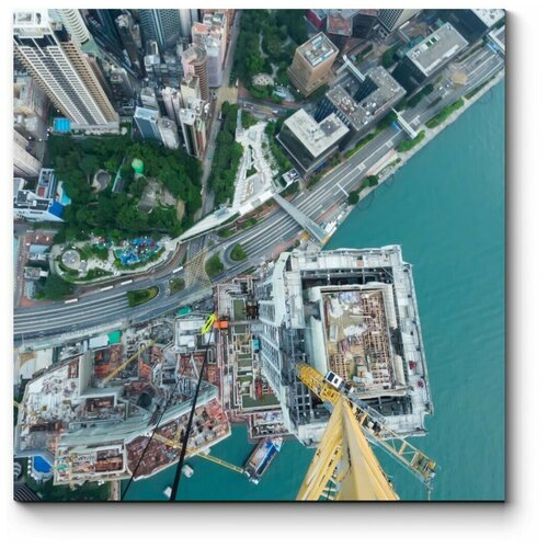 Модульная картина Гонконг с головокружительной высоты20x20
