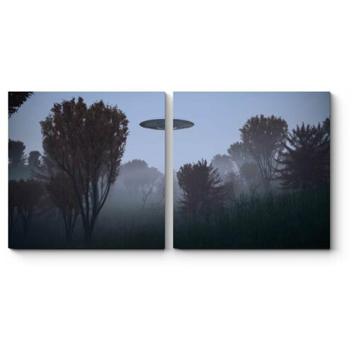 Модульная картина Таинственный туман 120x60