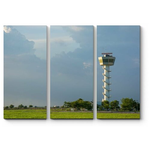 Модульная картина Башня на фоне летнего неба140x100