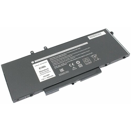 Аккумуляторная батарея для ноутбука Dell Latitude 5400 5401 5500 (4GVMP) 7.6V 8000mAh OEM