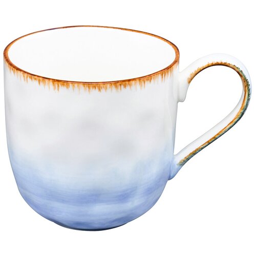 Кружка / чашка / для чая, кофе, капучино 360 мл 13х9х9 см Elan Gallery Кантри, небесно-голубая