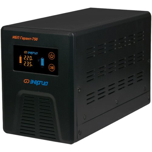 Интерактивный ИБП Энергия Гарант 750 черный 450 Вт
