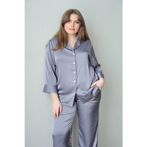 Пижама  Pijama Story, размер 52, серый