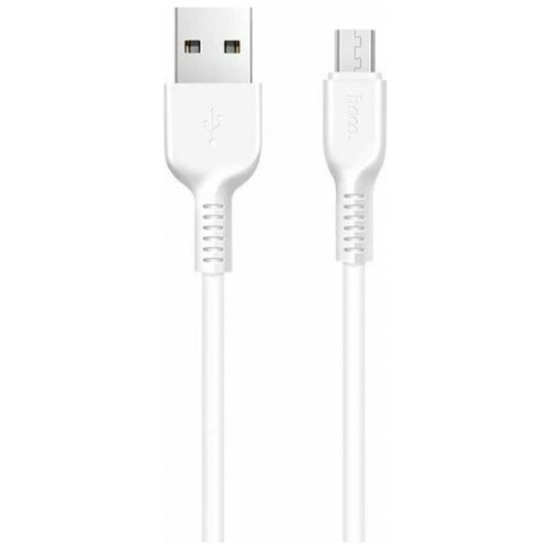 Кабель USB 2.0 Тип A - B micro hoco 6957531068891 X20, белый 2.0m