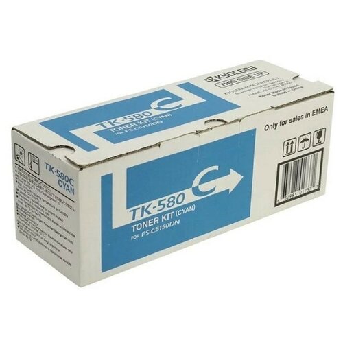 Картридж лазерный Kyocera TK-580C гол. для FS-C5150DN