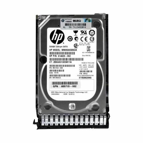 Жесткий диск HP 713968-001 500Gb 7200 SATAIII 2.5" HDD