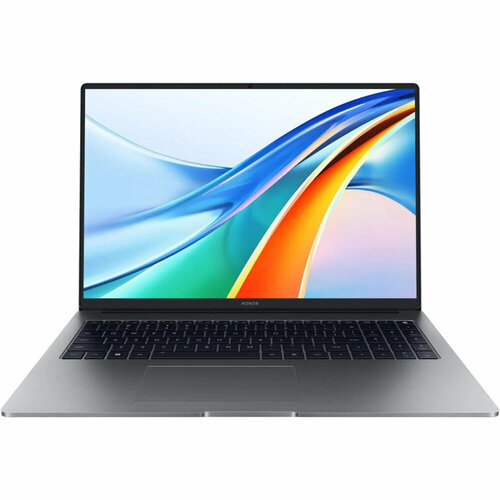 Ноутбук Honor MagicBook X16 Pro 2024, 16" WUXGA (1920x1200) IPS/Intel Core i5-13420H 2.1 ГГц, 8 ядер/8 ГБ LPDDR4X 4266 МГц/512 ГБ SSD/Intel UHD Graphics/Windows 11 Home, серый (5301AHQV)